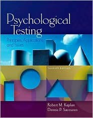 Psychological Testing 7th (seventh) edition Text Only: Robert M.(Robert ...