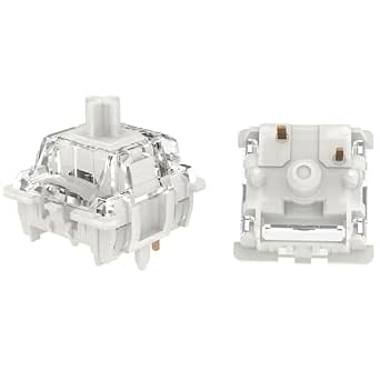 Gateron G Pro 3.0 White Switches 5-Pin 38gf Linear Pre-lubed Switch,Pin ...