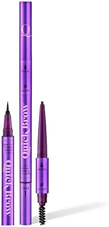 Amazon.com : THE QUICK FLICK Quick Brow 2-in-1 Eyebrow Pencil with ...