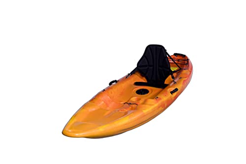 Riot Kayaks Escape 9 Sit on Top Recreational Kayak, Sunset (Orange ...