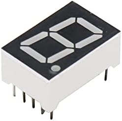 Electronic Spices 0.56 Inch 1 Digit Green Display Color 7 Segment Led ...