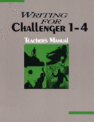 Writing for Challenger 1-4 Teachers Manual: McVey: 9781564200143 ...