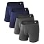 DAVID ARCHY Men's Boxer Shorts Open Fly Pouch Underwear Micro Modal ...