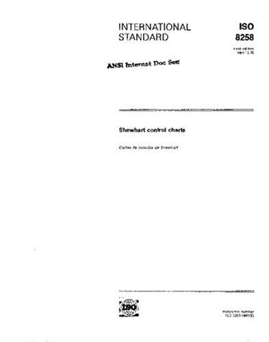 ISO 8258:1991, Shewhart control charts: International Organization for ...