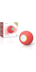 Amazon | Cheerble 犬ボール 外殻取り替え可能 犬おもちゃ 光るボール 自動動き＆バウンド 3モード選択可能 USB充電式 運動不足対策 ストレス解消 小中大型犬に適用 ブルー ...