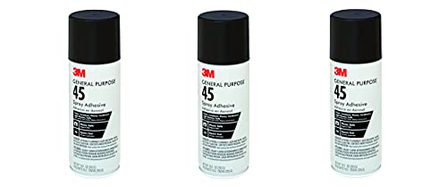 3M General Purpose 45 Spray Adhesive 10.25 Ounces 45 (3-Pack) | Amazon ...