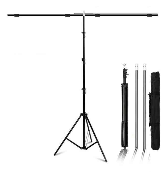 Yugam Photography T-Shaped Background Stand,6ft Wide 9ft Tall ...