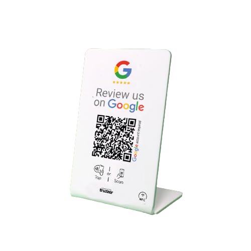 Google review stand with QR code and NFC : Amazon.in: Office Products