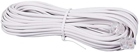 Jackson RJ12 Telephone Lead, White, 10 Meter Length : Amazon.com.au ...