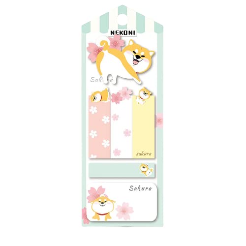 The Purple Tree Cute Shiba Inu Animal Sticky Notes (Pack of 2) Cute ...