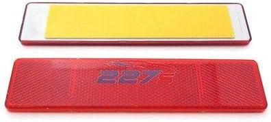 227s Self-Adhesive Reflectors -Stick-On Oblong Rectangular Trailer ...