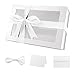 Amazon.com: PACKQUEEN Large White Gift Box with Window, 13.5x9x4.1 ...