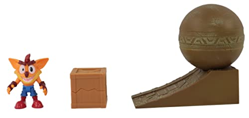 Crash Bandicoot Bandai Boulder Dash Diorama | Play Set Includes 6cm ...