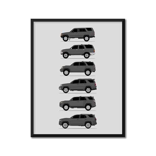 Amazon.com: Idea Network Handmade Poster compatible with Toyota 4Runner ...