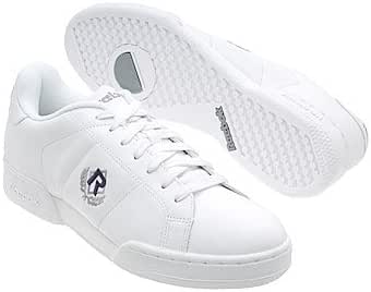 Amazon.com | Reebok Men's NPC Insignia Plus (Wt/Reebok Nvy/Carbon 12.0 ...
