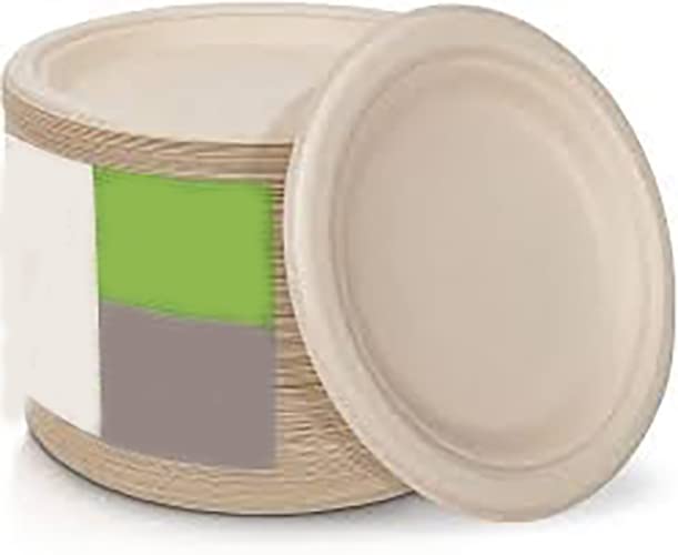 Goodness Grocery Bio Degradable Compostable Round | Disposable Plates ...