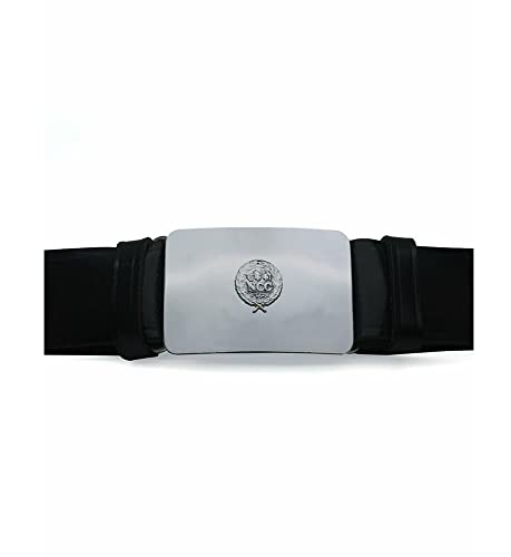 Buy NCC Uniform Leather Belt - Black at Amazon.in