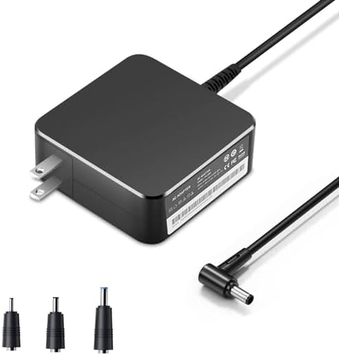 Charger for Asus Laptop - 65W Round Connector Power Adapter, Compatible ...