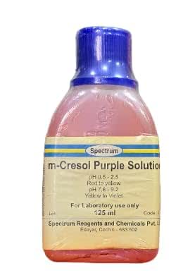 SPECTRUM m-Cresol Purple Solution (125ML) : Amazon.in: Industrial ...