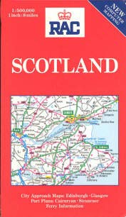 Scotland Road Map 1:500,000: RAC Staff: 9780862111007: Amazon.com: Books