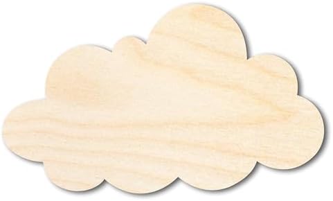 Amazon.com: 30 Pack 4 Inch Wood Cloud Cutouts Unfinished Wooden Cloud ...
