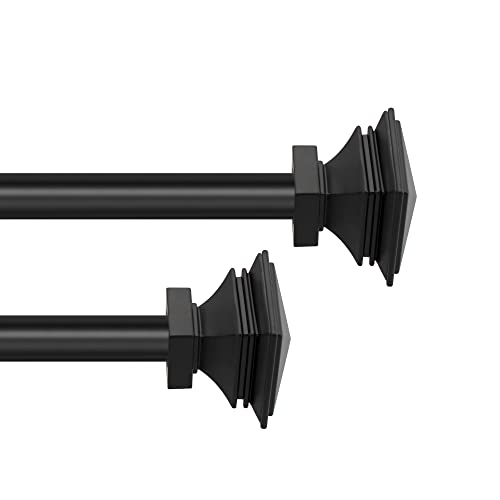 Deco Window 2 Pcs 52"-144" Extendable Curtain Rod for Door & Windows ...