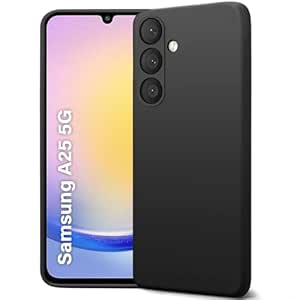 TheGiftKart Genuine Liquid Silicone Back Cover Case for Samsung Galaxy A25 5G | Soft Micro-Fibre ...