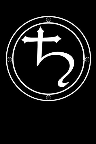 Alchemy Lead Saturn Symbol: Blank Lined Notebook, Journal or Diary ...