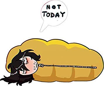 Amazon.com: MR3Graphics Magnet Not Today Magnetic Car Sticker Decal ...