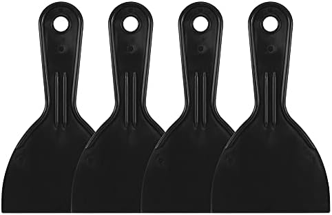 uxcell Putty Scraper 4" ABS Plastic Spatula Drywall Patch Repair ...