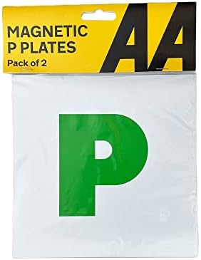 AA Fully Magnetic P Plates for Recently Qualified Drivers - AA0347 ...