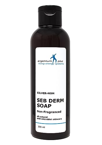 argentum plus Silver-MSM Seb Derm Soap Non-Fragranced 200 ml | For skin ...