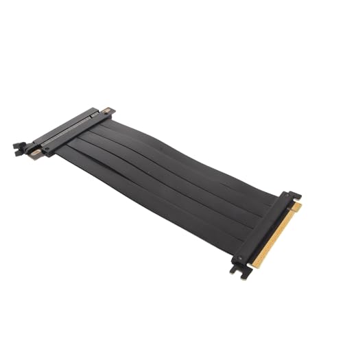 PCIE 4.0 Riser Cable, Shielded 180 Degree Flexible PCIE 4.0 Extension ...