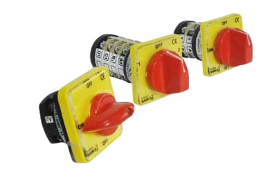 R.S Trading Forward/Reverse Rotary Switch 16A S6 3 Pole : Amazon.in ...