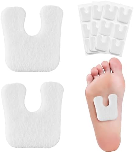 Amazon.com: 20 Pieces u Shaped Foot Pads Horseshoe Pads for Feet ...