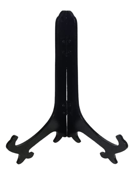 CRAFT PARK MDF Wooden Plate Stand Shield Easels Chakla Holder Paltter ...