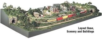 Amazon.com: Woodland Scenics HO Scale River Pass Layout Kit ...