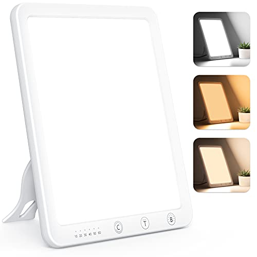AUINSKY SAD Lamp,10,000 Lux Light Therapy Lamp,Sunlight Lamp with 3 ...