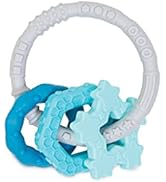 Amazon.com : Bumkins Baby Teething Freezer Toy Keys Rings, Soft ...