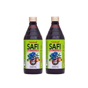 Buy Hamdard Safi Blood Purifier Syrup for Healthy & Glowing Skin | 100% Pure | Clears Stomach ...
