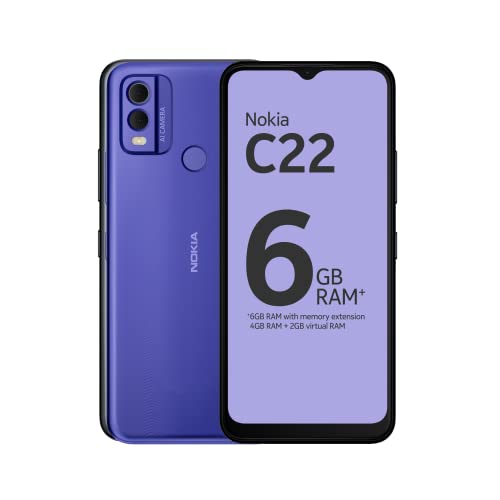 Nokia C22 | 3-Day Battery Life | 6GB RAM (4GB RAM + 2GB Virtual RAM ...