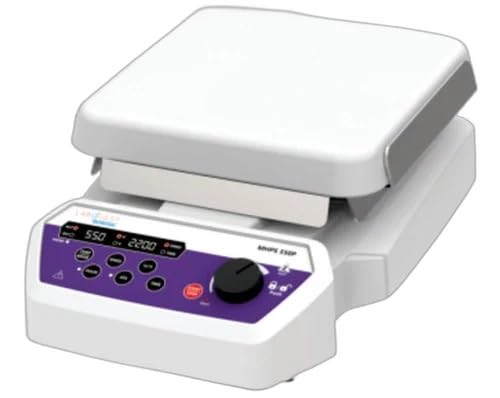 MHPS 550 P BOROSIL MAGNETIC STIRRER WITH HEATING PLATE, CAPACITY: UP TO ...