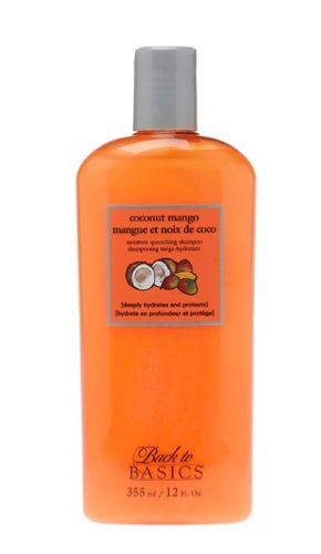 Amazon.com : Back to Basics Coconut Mango Moisture Quenching Shampoo 12 ...