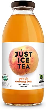 Amazon.com : Just Ice Tea Organic Iced Tea, 16 Fl Oz Glass Bottles ...