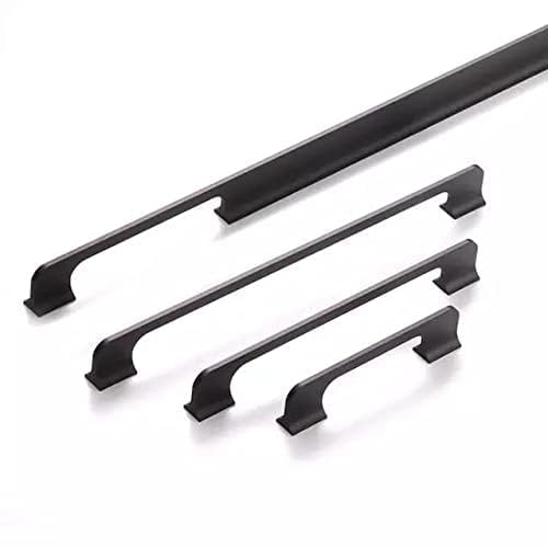Long Wardrobe Handle | Satin Black | Drawer Pulls and Knobs | Long ...