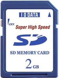 Amazon.com: I-O Data SD20H-2G High Speed Model 2GB SD Memory Card ...