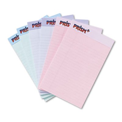 Prism Plus Colored Junior Legal Pads, 5 x 8, Pastels, 6 50-Sheet Pads ...