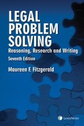 Legal Problem Solving – Reasoning, Research and Writing, 7th Edition ...