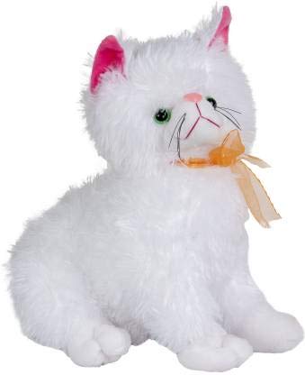 Buy Sakuya Toys Super Soft And Huggable Stuffed Pussy Cat White 28cm