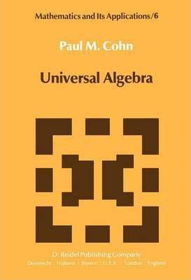 Amazon.co.jp: Universal Algebra [Special Indian Edition/ Reprint Year ...